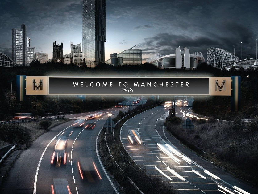 Manchester To Receive UK’s Largest Ever Roadside Advertising Display ...