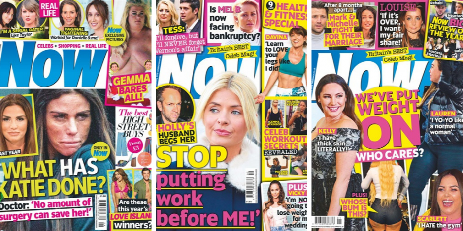 Ti Media shutters 'no longer sustainable' gossip title Now magazine ...